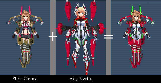 Cosmic Break Skin "Alcy Rivette Costume for Stella Caracal (BD/BD2 ...